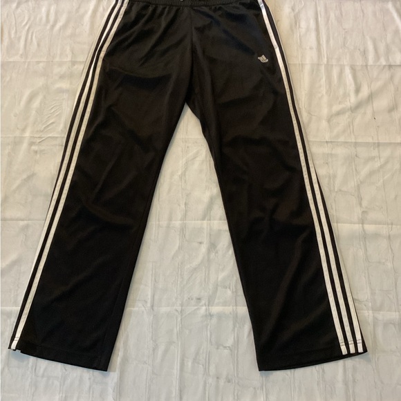 adidas | Pants & Jumpsuits | Adidas Track Pants With White 3 Stripes ...
